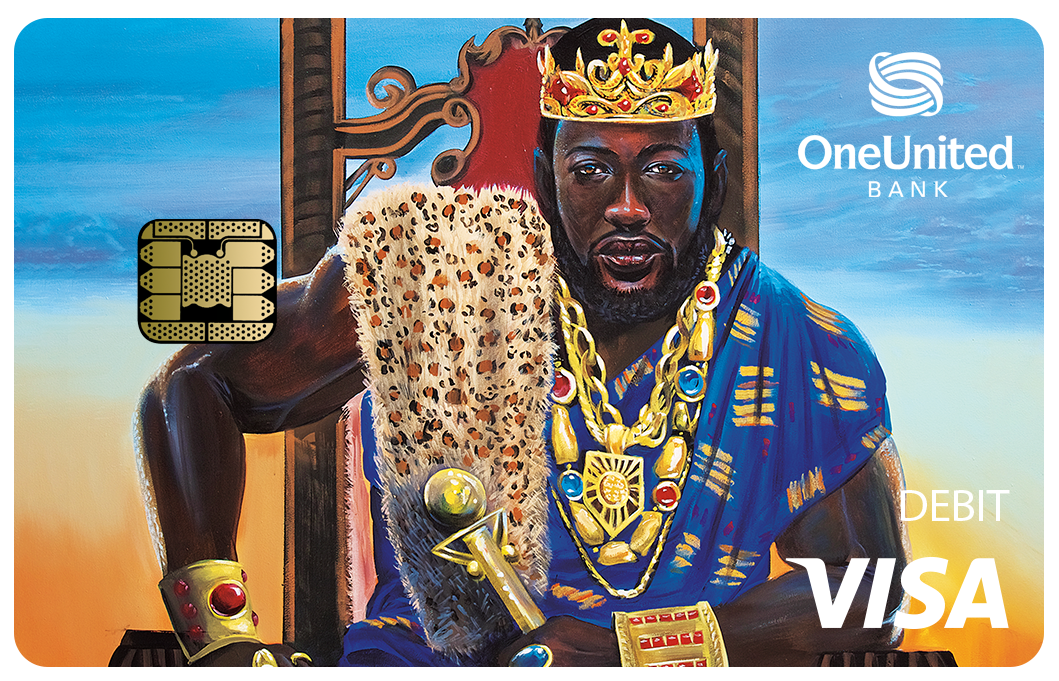 #BankBlack - Get the King Visa® Debit Card | OneUnited Bank